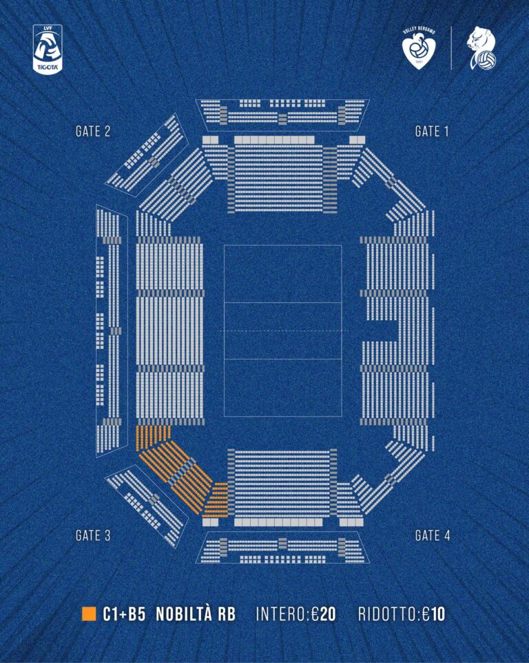 I biglietti per ChorusLife Arena - Volley Bergamo 1991
